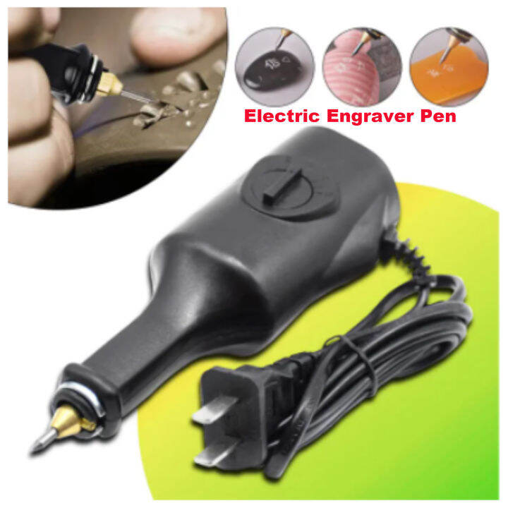 Electric Engraver Pen Machine Engraving Tool Pen Kit For Stone Wood ...