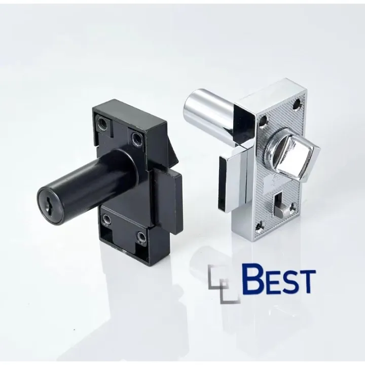 Alpha Lock Aluminum Screen Door Lock Silver Black Rim Dead Lock | Lazada PH