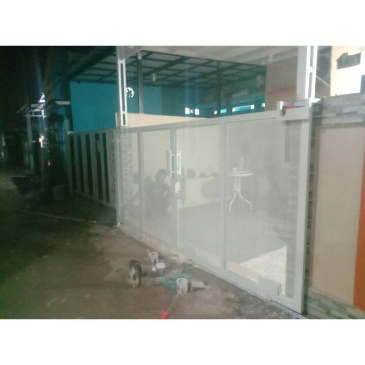 pagar mini malis pelat lubang kecil besi glpanis | Lazada Indonesia