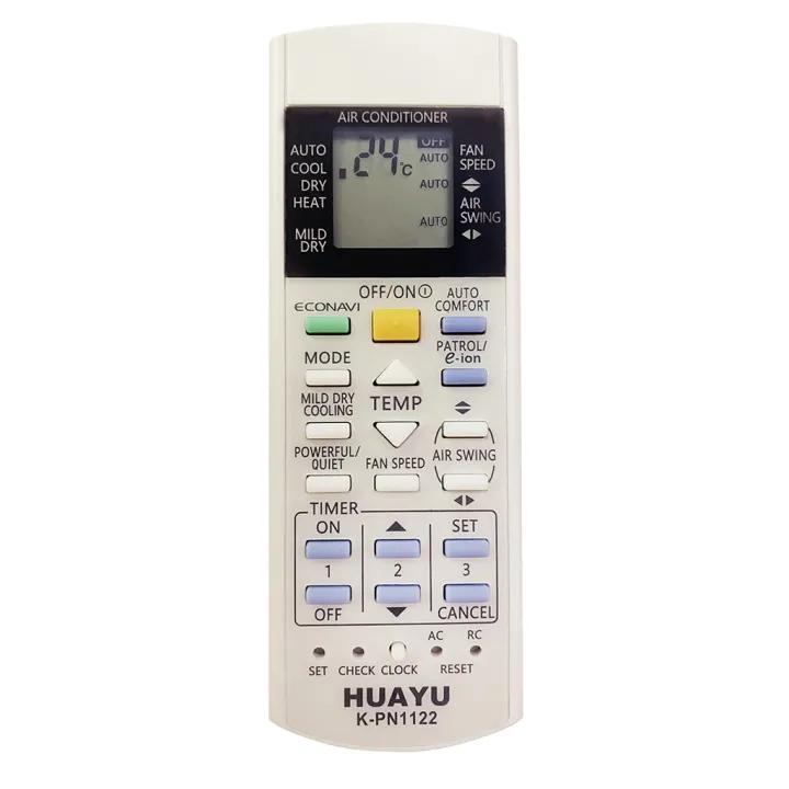 Panasonic Aircon Remote K-PN1122 Panasonic Remote (Patrol Eion Function ...