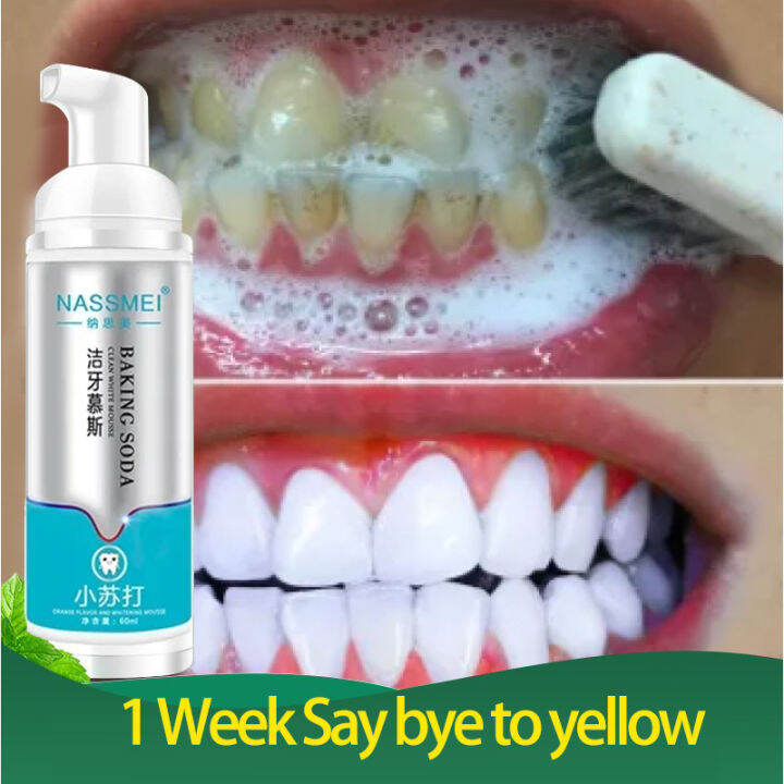 COD Toothpaste Whitening Fresh Breath Remove Yellow Teeth Black Stains ...