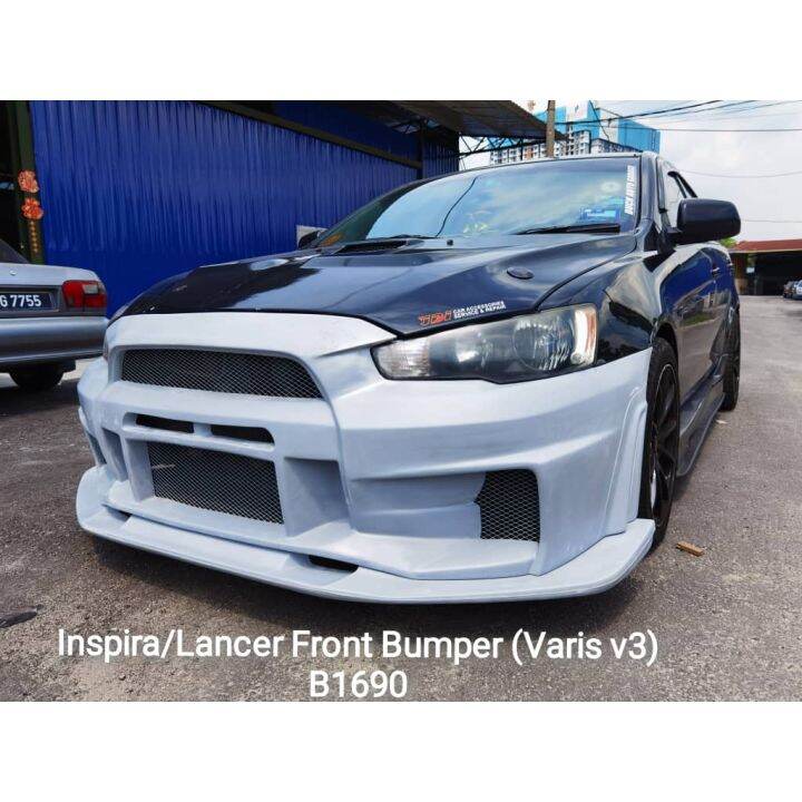 Proton Inspira Varis V3 Front Bumper Fiber | Lazada
