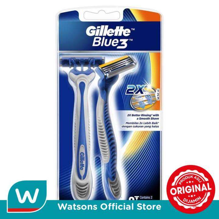 GILLETTE Blue III 2's | Lazada Indonesia