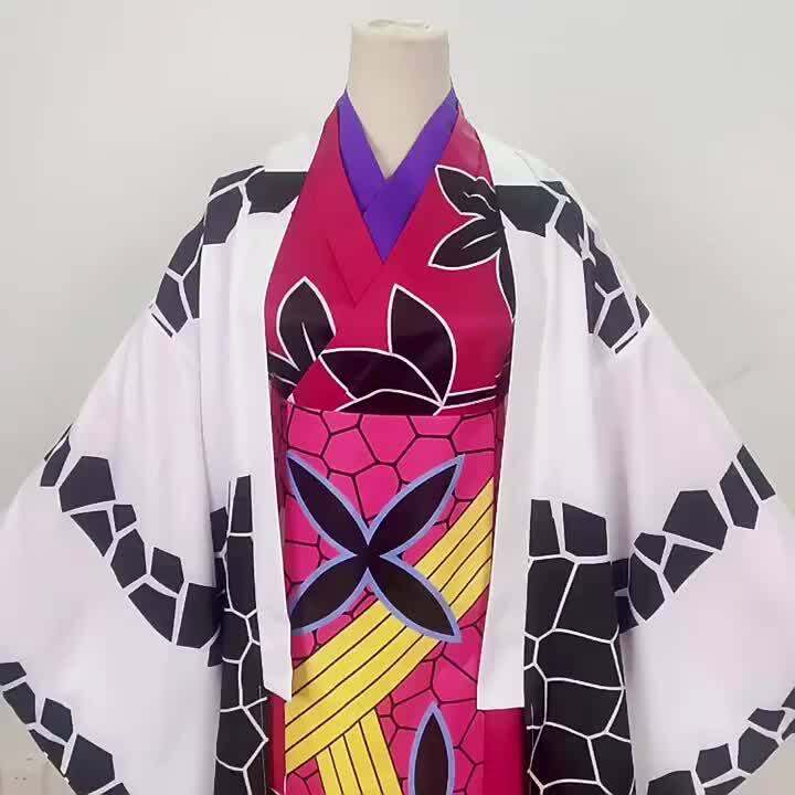 Demon Slayer Daki Cosplay Kimono Outfit Juuni Kitsuki Sixth Women'S ...
