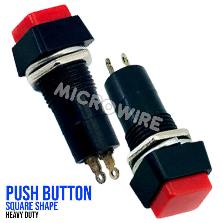 2 Pin Push Button Switch Normally Open Heavy Duty (Per Piece) | Lazada PH