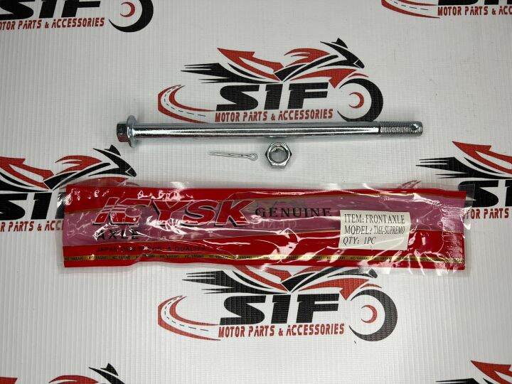 FRONT AXLE HONDA TMX SUPREMO STOCK YSK BRAND | Lazada PH