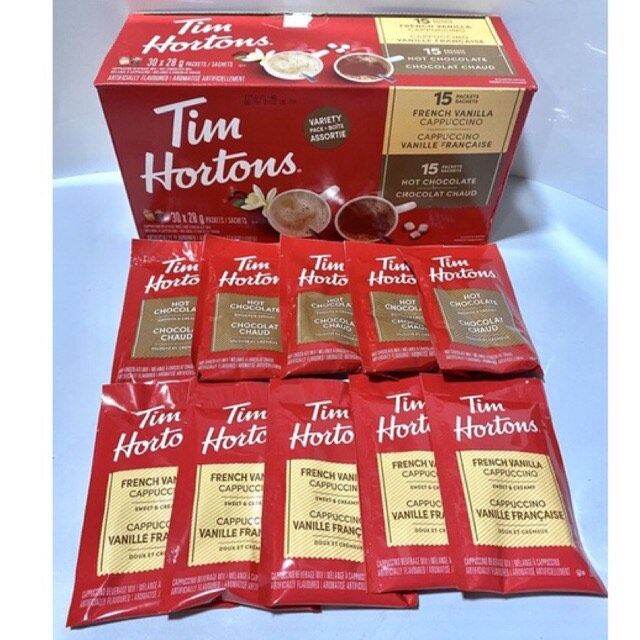 Canada Tim Horton’s Hot Chocolate French Vanilla Cappuccino Mix 28 g ...
