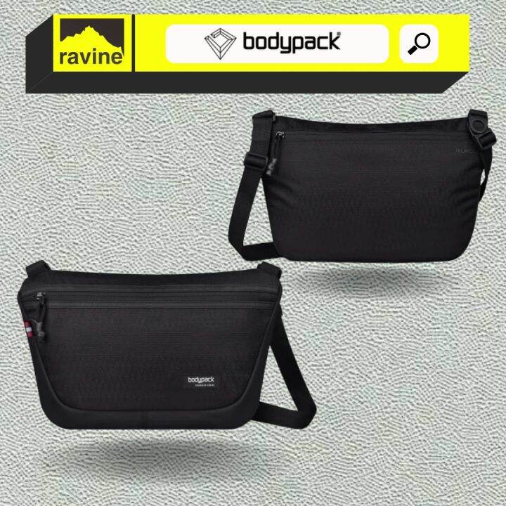 BODYPACK TAS SLEMPANG RUNDLE 3L ORIGINAL SHOULDER BAG - BLACK | Lazada ...