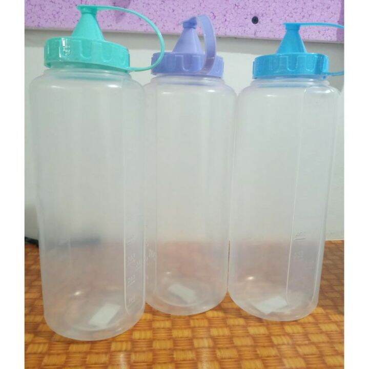 Botol Kecap Plastik 1000 Ml /Botol Saus/ Botol Mayones 1 Liter | Lazada ...