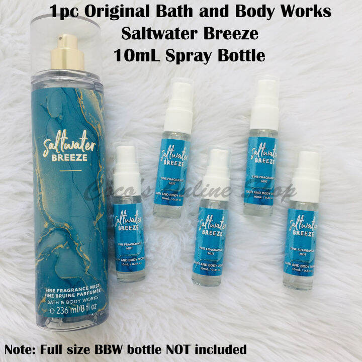1pc 10mL Bath and Body Works SALTWATER BREEZE Mist | Sampler 10mL ...
