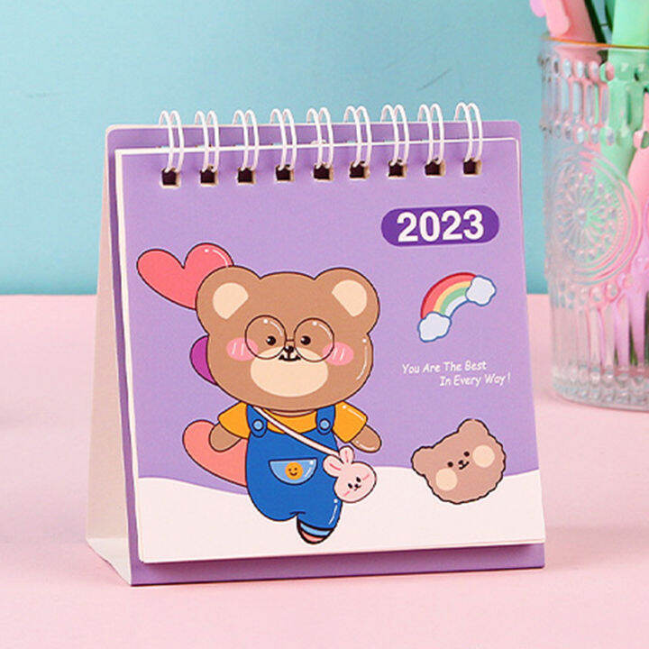 [Clark Carrida] 2023 Year Of The Rabbit Cute Cartoon Desk Calendar ...