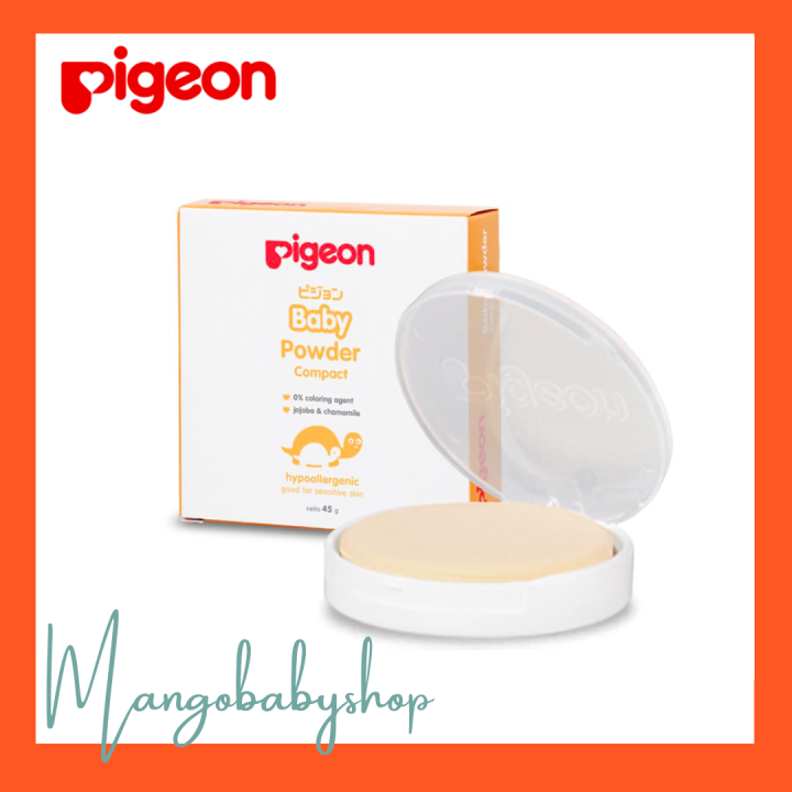 Pigeon bedak compact bayi padat putih REFILL | Lazada Indonesia