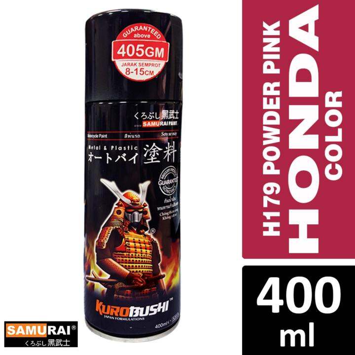 Samurai H179 Powder Pink (Honda Color) Spray Paint 400ml [Made in ...
