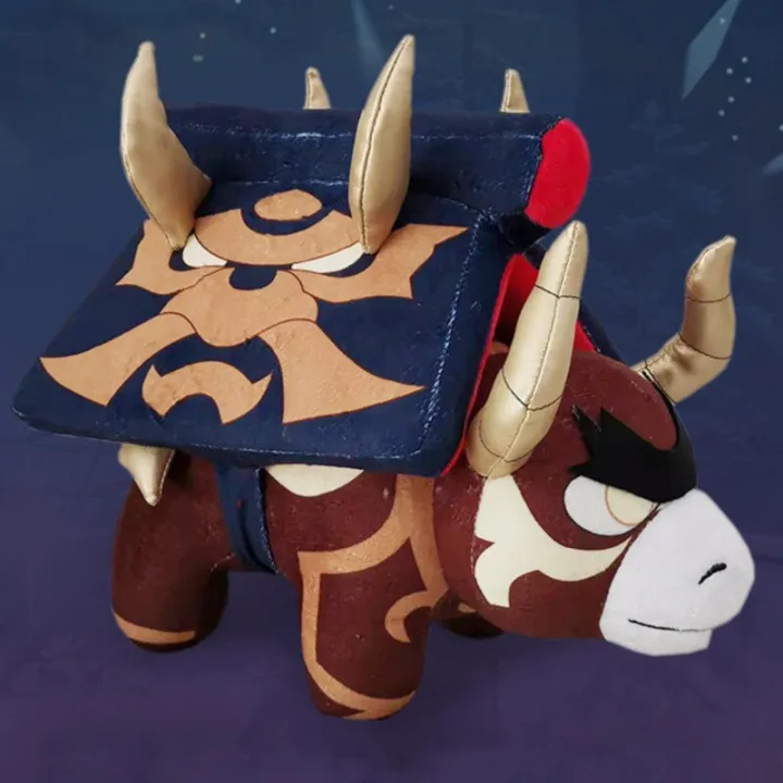 Genshin Impact Ushi Plush Arataki Straight Arataki Itto Rock Cow ...