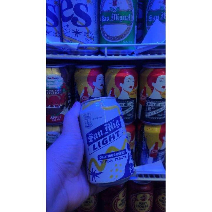 loju SAN MIG LIGHT,PALE PILSEN,RED HORSE IN CAN 330ML | Lazada PH