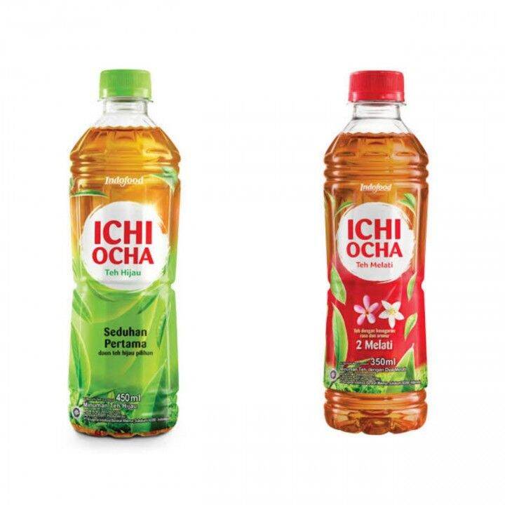 ICHI OCHA Teh Melati & Gran tea 350ml kadaluarsa 2024 | Lazada Indonesia