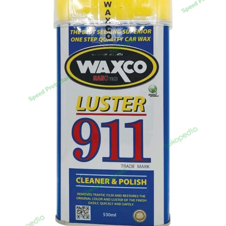 WAXCO LUSTER 911 Cleaner & Polish- Wax Pengkilap Cat Body Mobil - 530ml ...