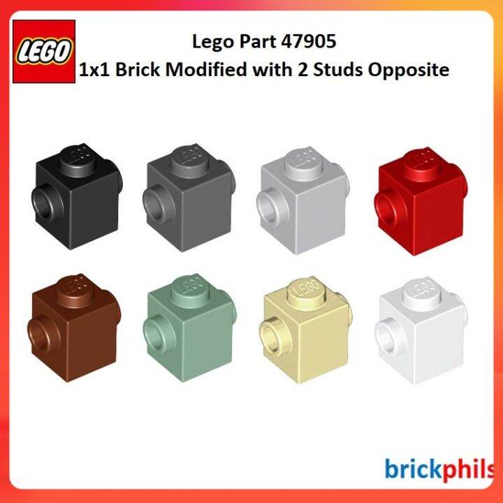 Lego Part 47905 1x1 Brick Modified with 2 Studs Opposite | Lazada PH