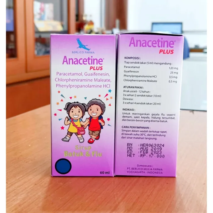 Anacetine Plus Syrup 60 ml | Lazada Indonesia