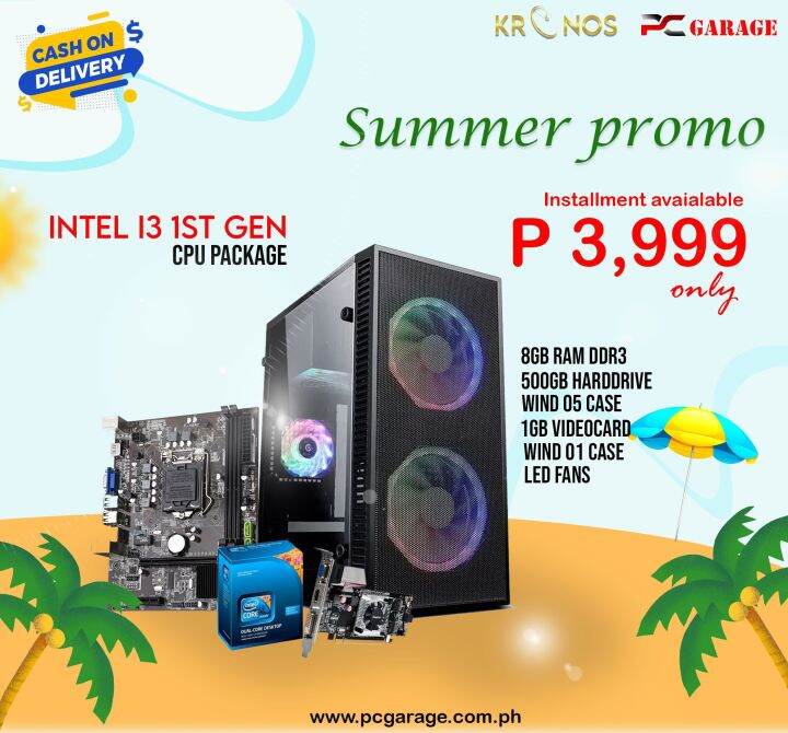 Refurbished Intel i3 1st Generation Desktop Package | Lazada PH