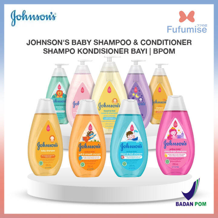 JOHNSON'S Baby Shampoo & Conditioner | Shampo Kondisioner Bayi | BPOM ...