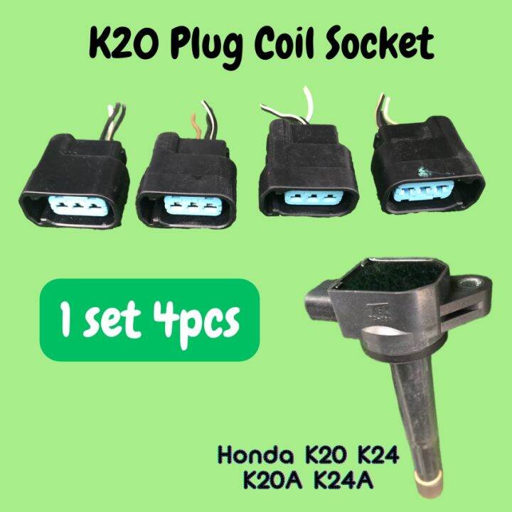 Socket For K20 Plug Coil 1 Set 4pcs | Lazada