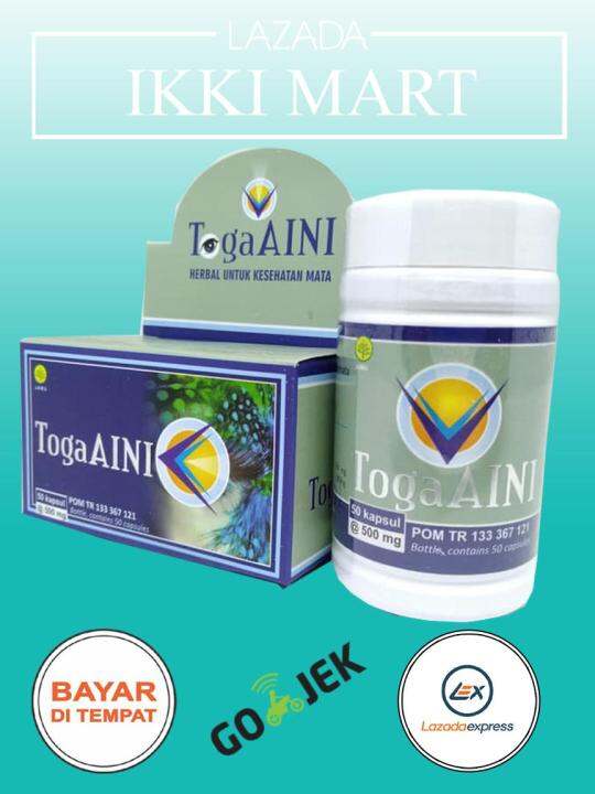 Kapsul Toga aini herbal kesehatan mata isi 50 | Lazada Indonesia