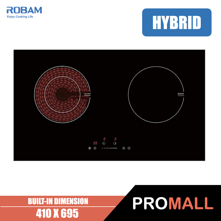 Robam Electric Hob Dual Cooking Zone W270 (Hybrid Hob) | Lazada