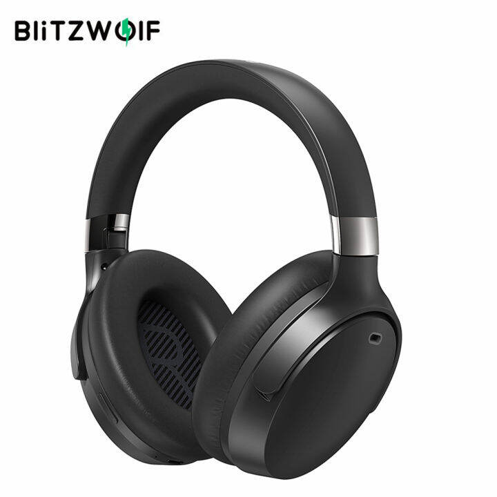 BlitzWolf® BW-HP5 Wireless Headphone with Mic 1000mAh Dual Active Noise ...
