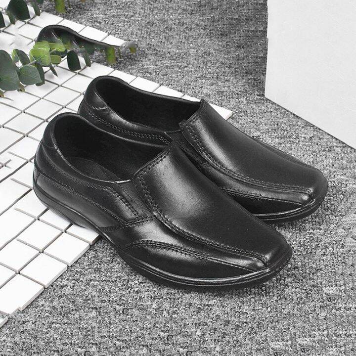 Kids Formal Slip-on Rubber Type Black Shoes (size 24 to 35) | Lazada PH