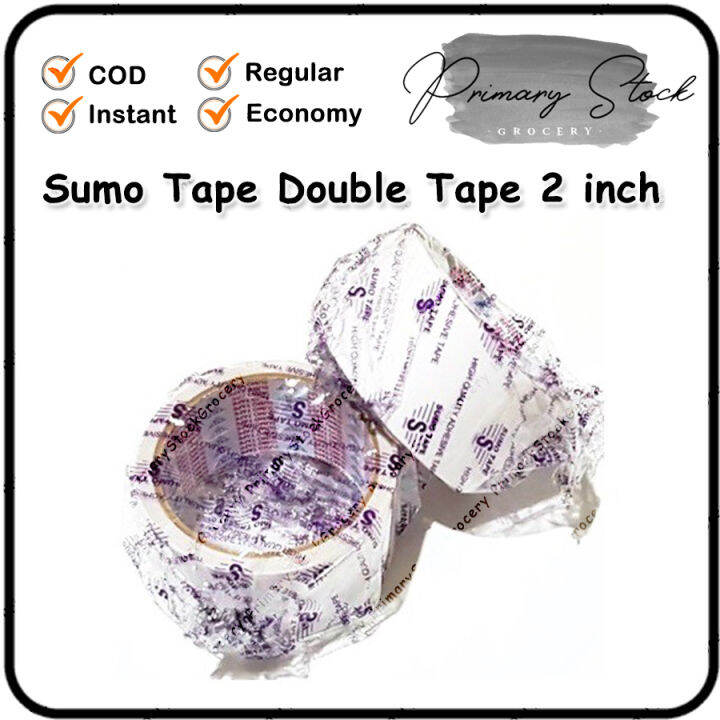 Double Tape 48mm 2 inch Sisi Dabel Tip Kuat Bening Tipe Besar 2inc Sumo ...