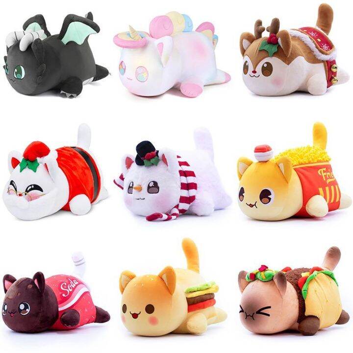 Boneka Aphmau Cat Boneka Pusheen 25cm Boneka Kucing Boneka Hamburger ...
