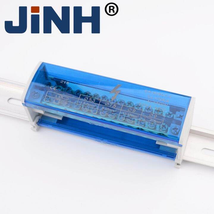 Terminal Block Din Rail Connector Box Universal Electric Wire Connector ...