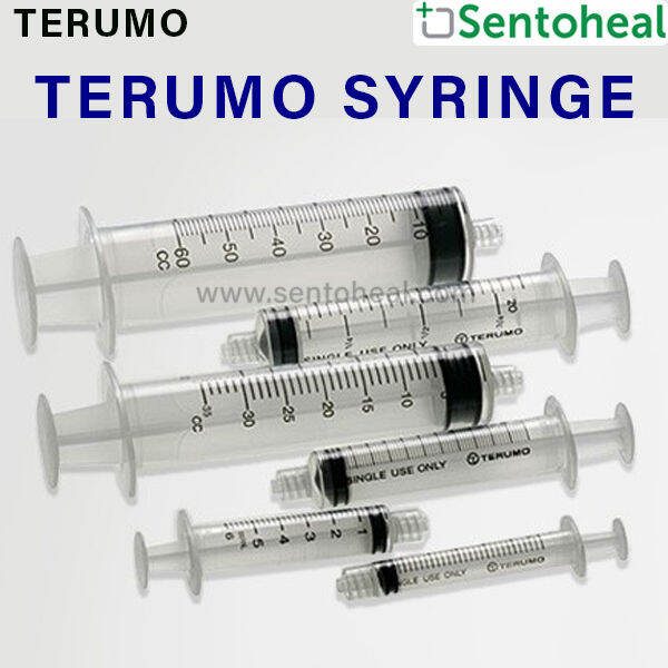 Terumo Syringes Luer Slip Tip/ Lock Tip/ Catheter-tip/ Luer Eccentric - 1cc - 50cc/ 1ml - 50ml ...