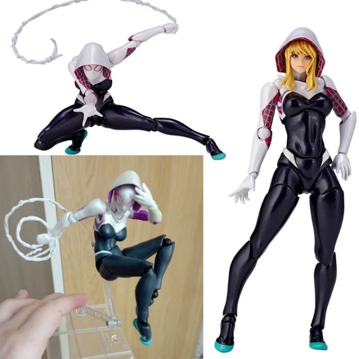 Anime Girl Spider Gwen Stacy Action Figure Revoltech Yamaguchi Spider