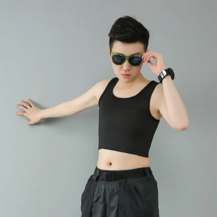 Classic Style 20cm Full Bandage Chest Blinder Breathable Side Buckle ...