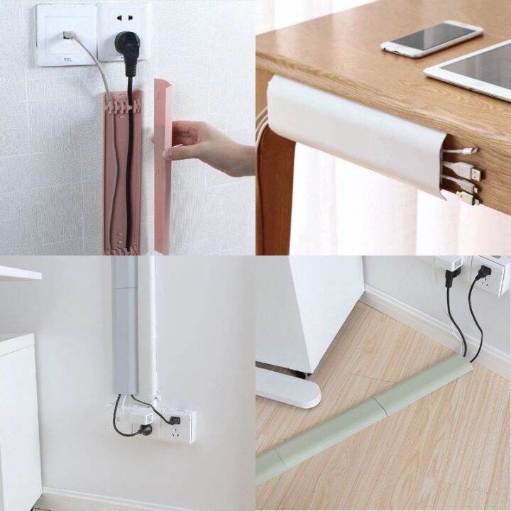 Cover Kabel Dinding Lantai Universal Cable Organizer Duct Ties | Lazada ...