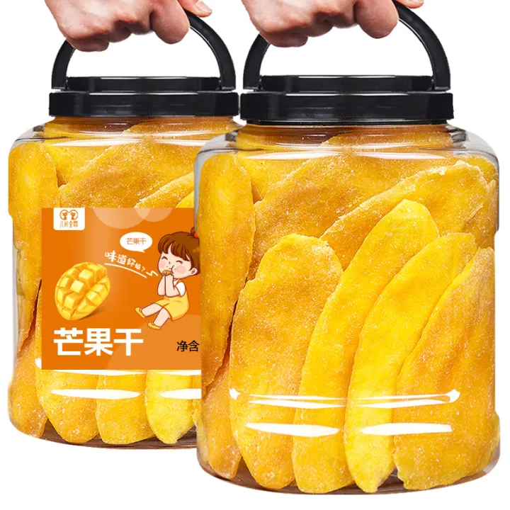 ZEJUN Original Thai Flavor Dried Mango 500g Fresh Fruit Dried Mango ...