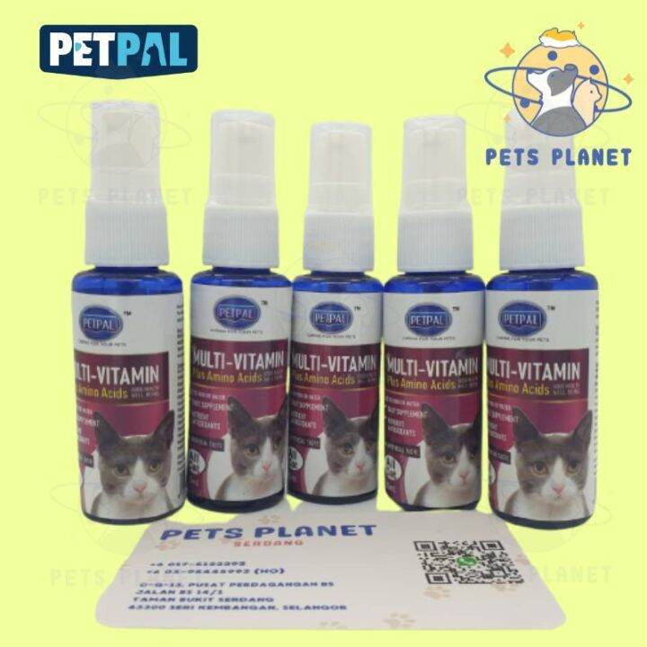 PETPAL Multi Vitamin B Complex Amino Acid 25ml for cat | Lazada