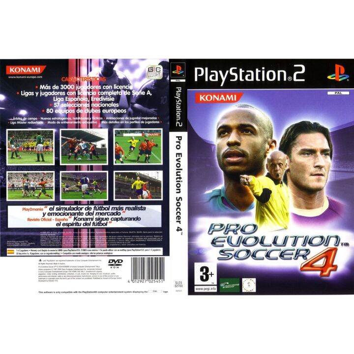 แผ่นเกมส์ PS2 Pro Evolution Soccer 4 คุณภาพ ส่งไว | Lazada.co.th