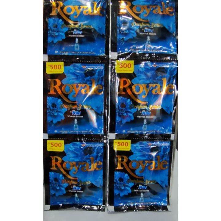 Royal Pewangi 500 Royal Pewangi 1 renceng isi 12 saset - Biru | Lazada ...
