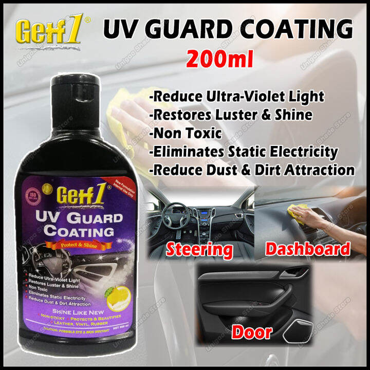 💦 GETF1 UV Guard Coating Protect & Shine 200ml Restores Luster Shine ...