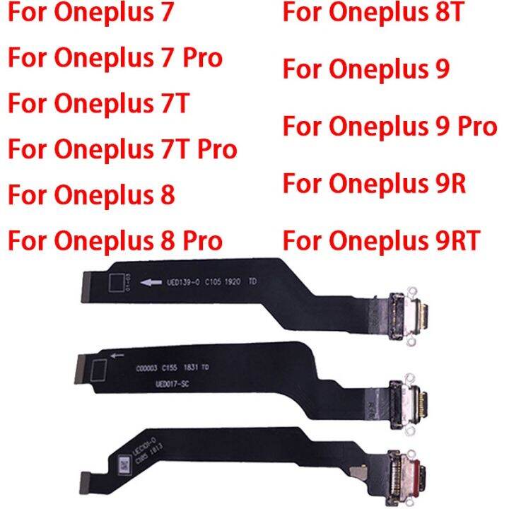 USB Charging Port Connector Flex Cable For Oneplus One Plus 1+ 7 8 7T 8T 9RT 7Pro 8Pro 9Pro USB ...
