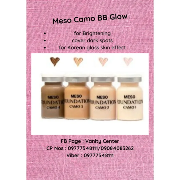 Factory direct sales Meso Camo BB Cream Semi Permanent Foundation ...