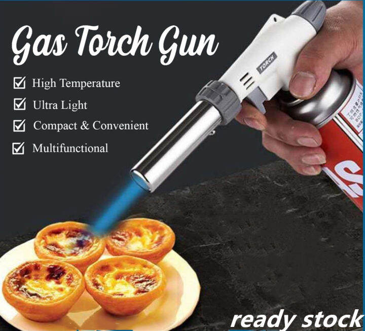 Portable Metal Flame Gun Flame Gun Package Camping Gas Torch Butane Gas ...