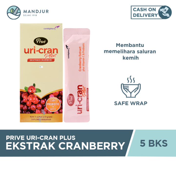 Prive Uricran Plus 8 Gr 5 Sachet - Menjaga Kesehatan Salauran Kemih ...