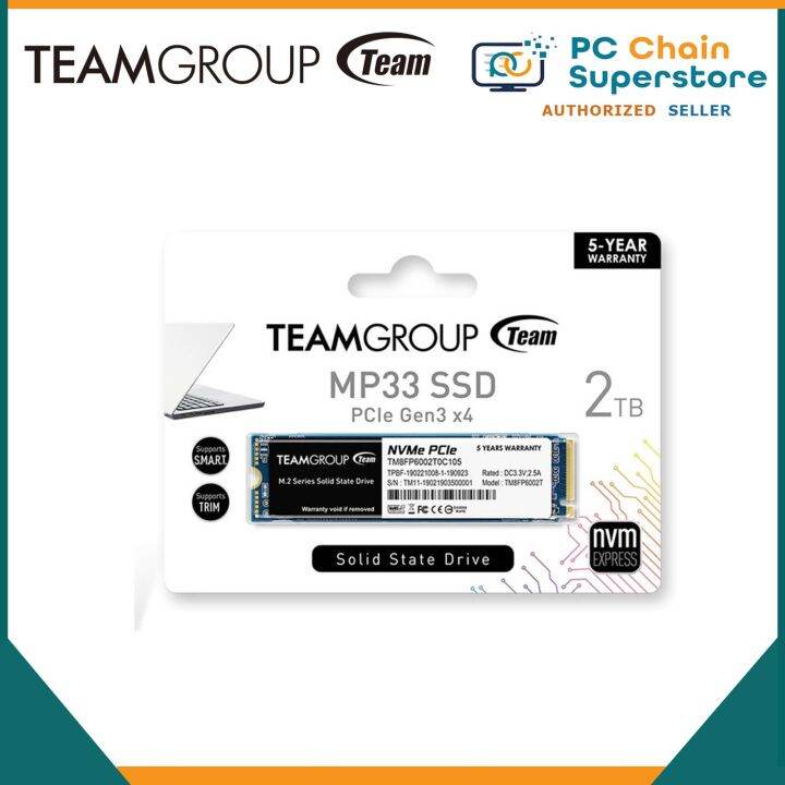 Team Group MP33 2TB M.2 NVMe PCIe SSD | Lazada PH