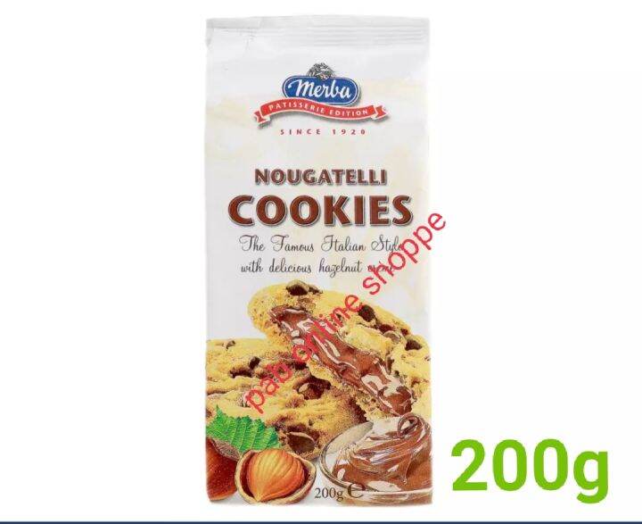 MERBA NOUGATELLI COOKIES 200G | Lazada PH