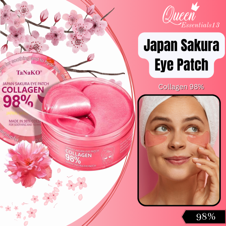 ORIGINAL Japan Sakura Eye Patch Mask - Made in 98% Collagen ...