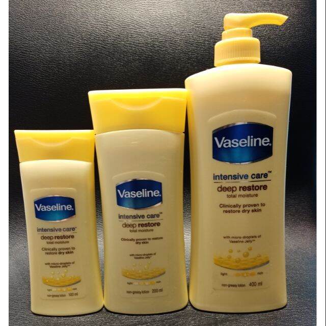 VASELINE INTENSIVE CARE DEEP RESTORE TOTAL MOISTURE LOTION | Lazada PH